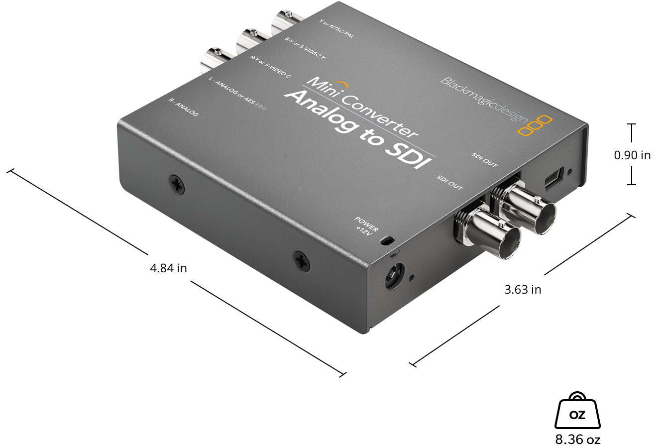 Mini Converters – Tech Specs | Blackmagic Design