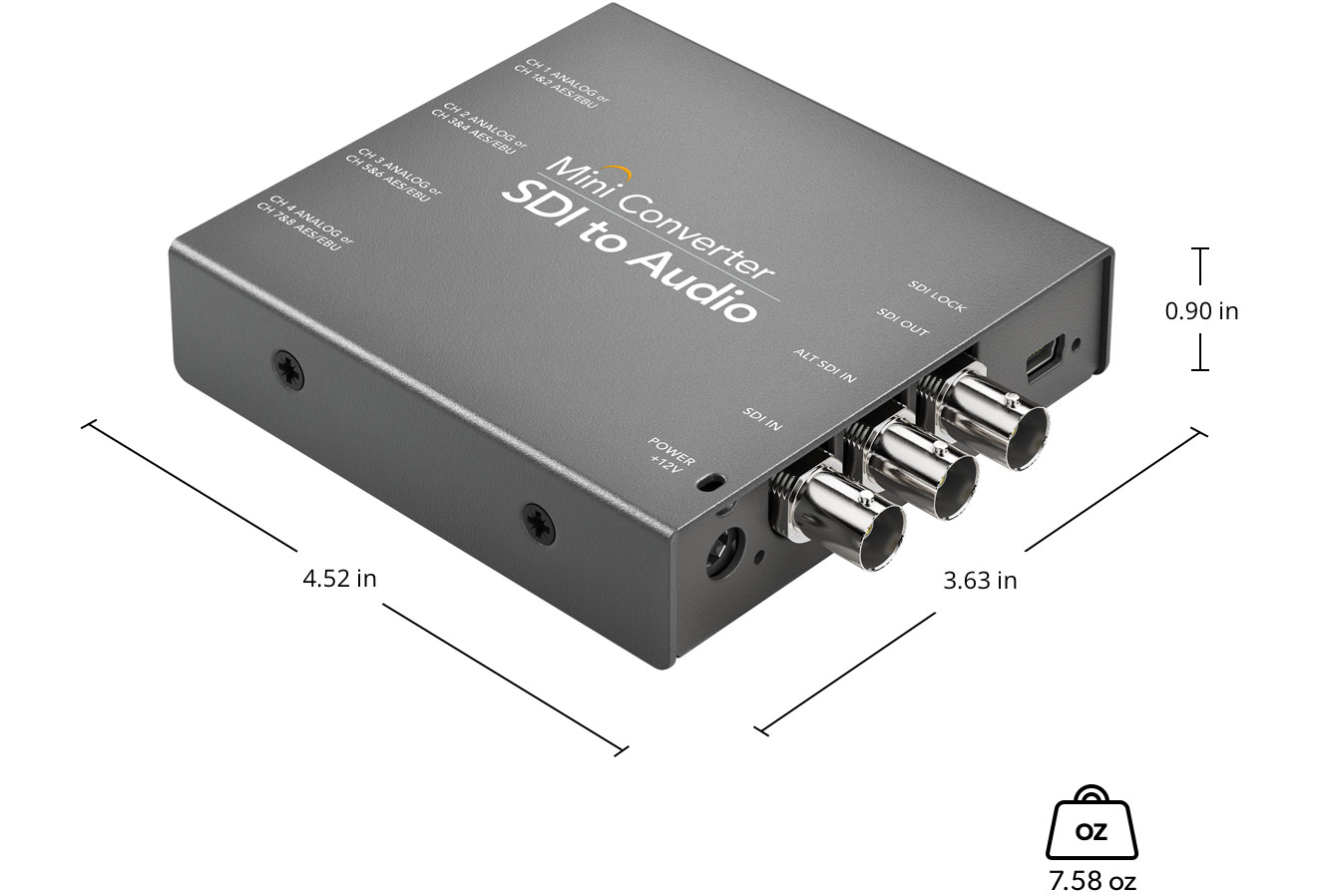 Mini Converters – Tech Specs | Blackmagic Design