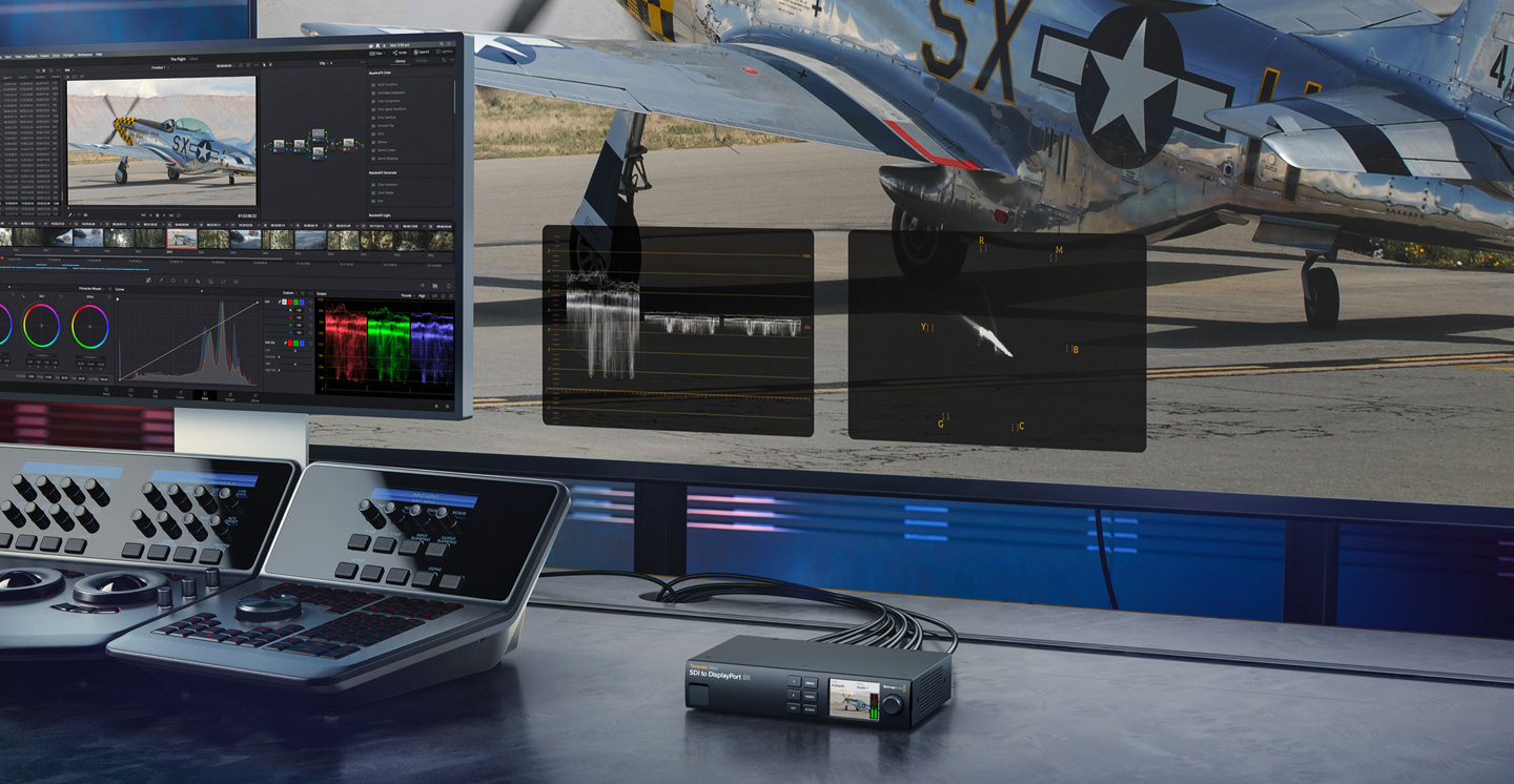 Teranex Mini 8K – スコープ | Blackmagic Design