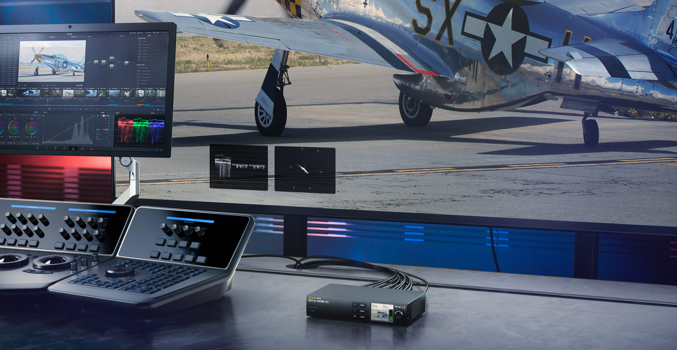 Teranex Mini 8K – Scopes | Blackmagic Design