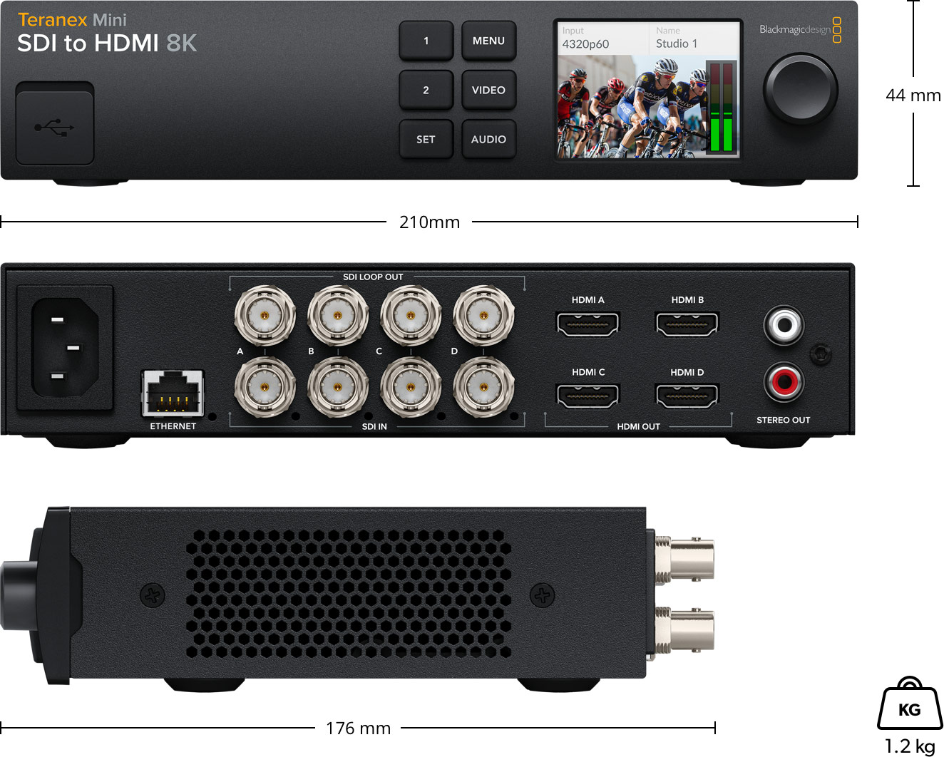 Blackmagic Teranex Mini - SDI to HDMI 8K HDR – AV ProfShop