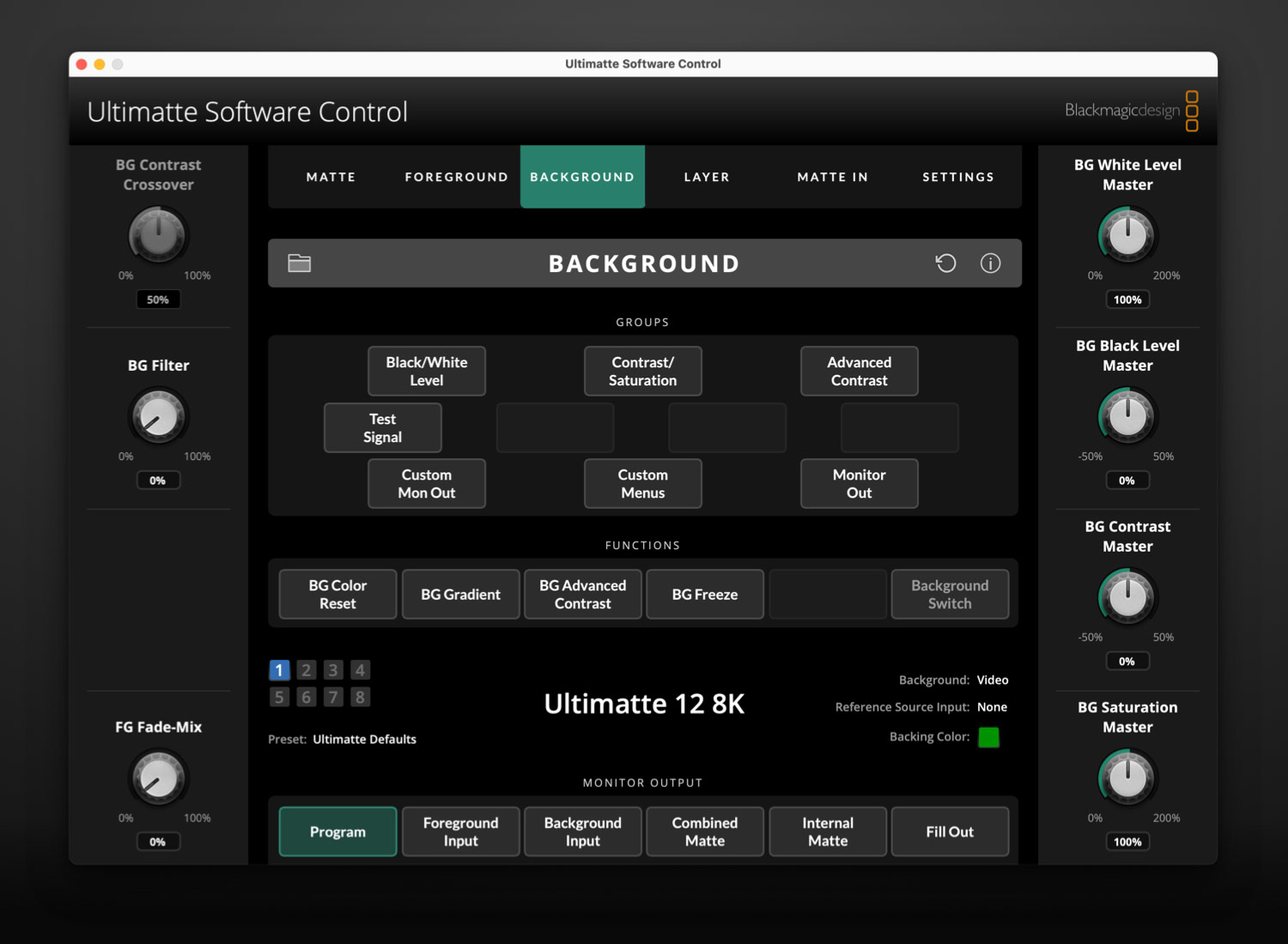 Ultimatte | Blackmagic Design